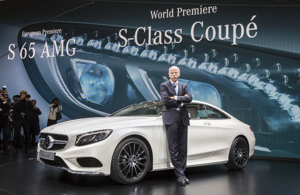 Daimler-Chef Dr. Dieter Zetsche sieht Daimler auf deutlichem Wachstumskurs