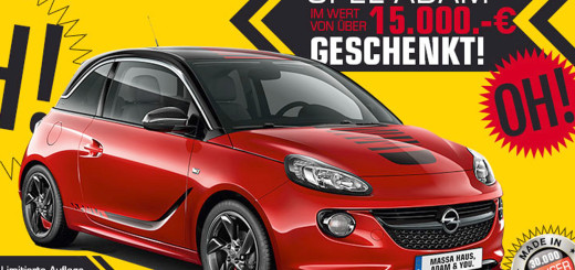 Opel Adam mit Flexfix-Fahrradträger